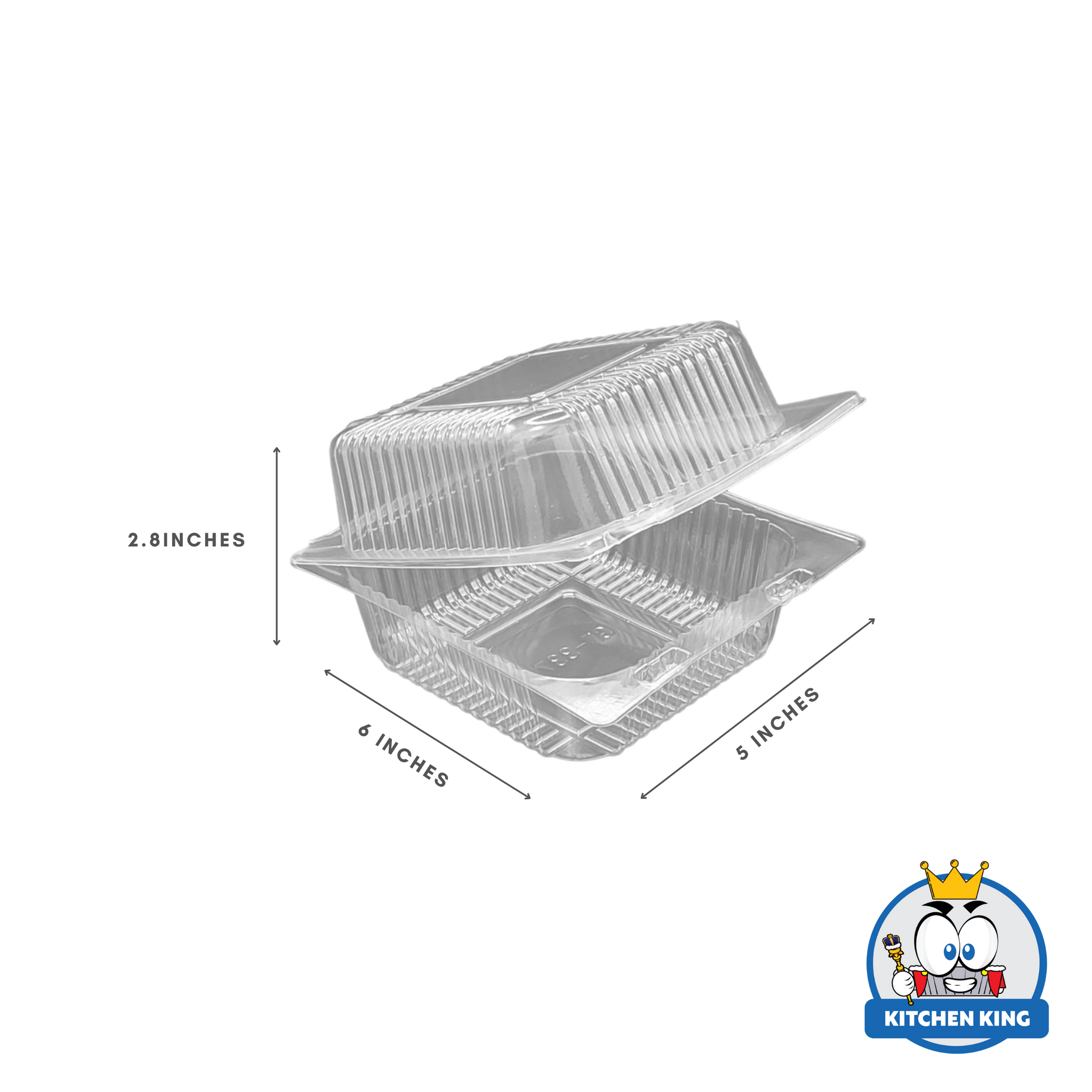 Clamshell OPS Container - Hamburger C10 – Kitchen King